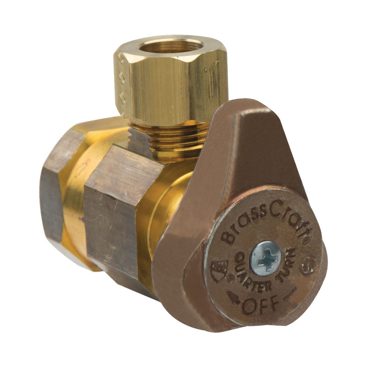 1/2 in. FIP x 3/8 in. O.D. Comp - BrassCraft